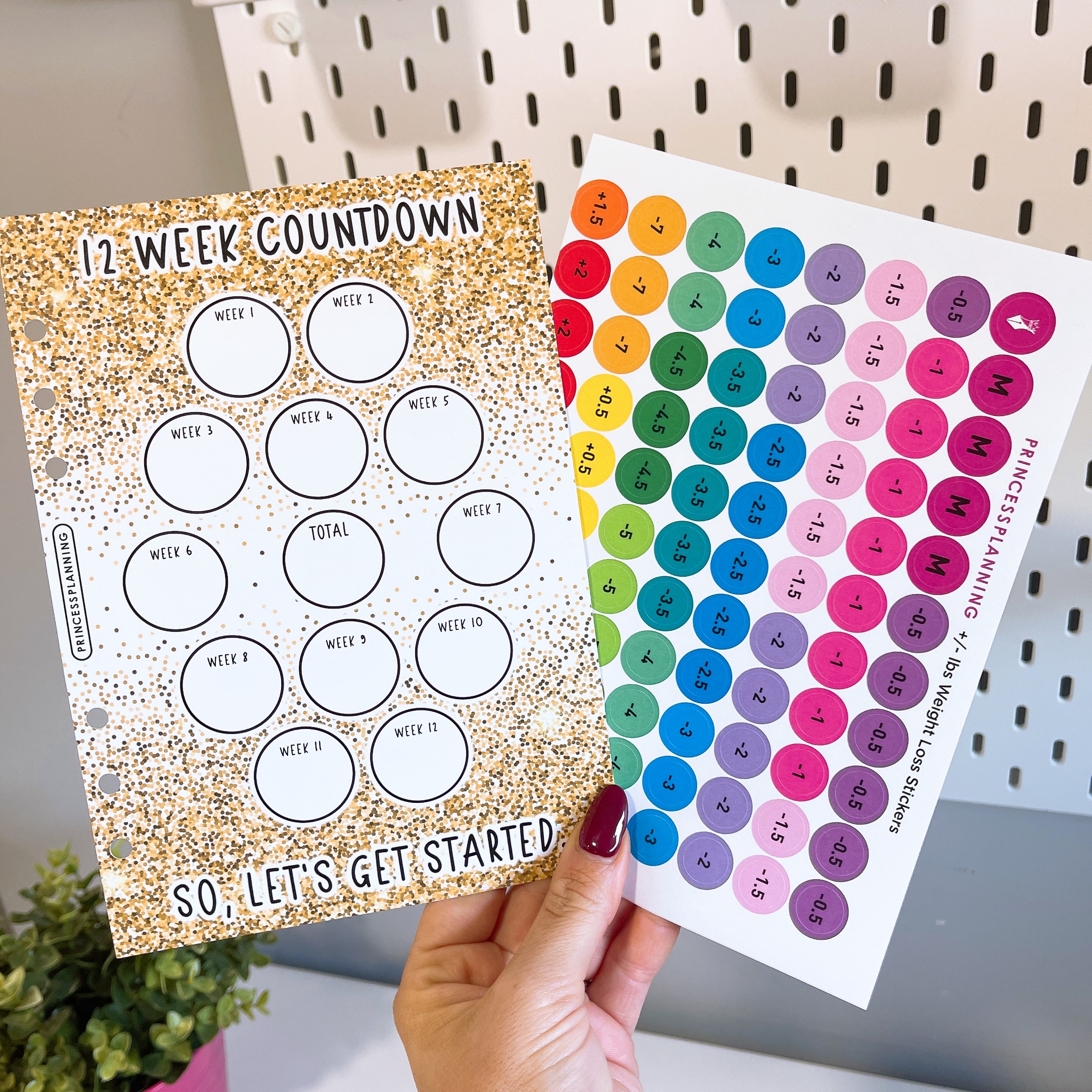 12 Week Countdown Insert New Year Themed So Let S Get Started